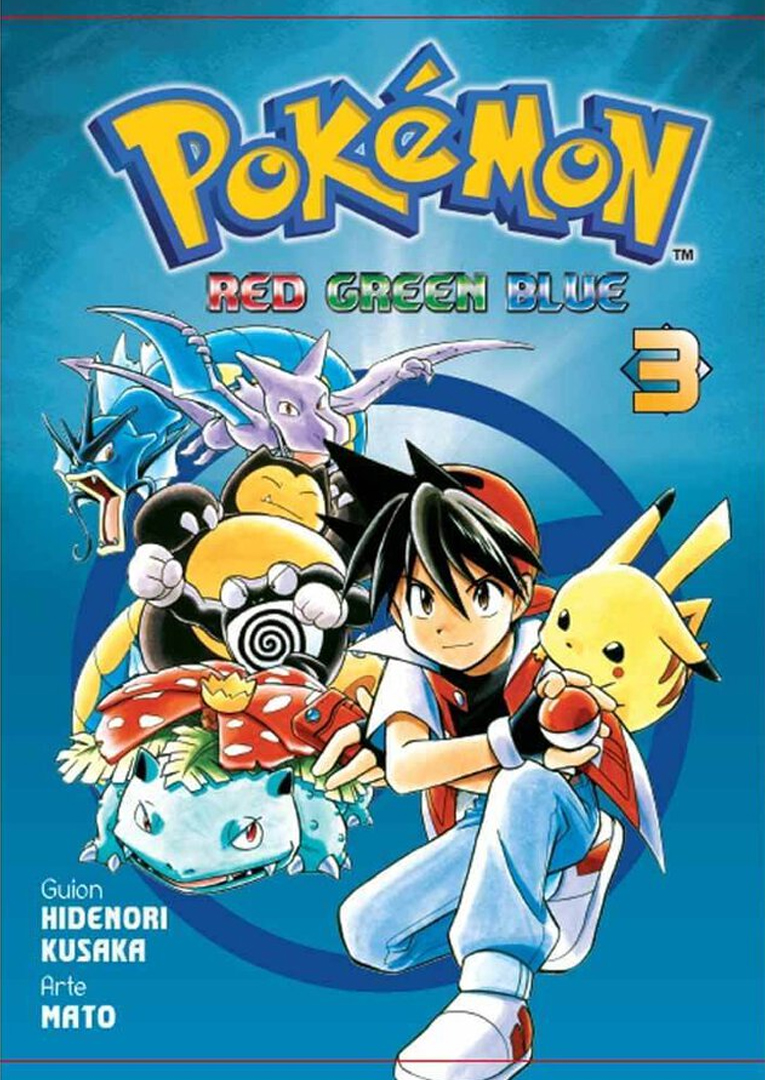 POKÉMON RED GREEN BLUE VOL 03 - Totsuki mangas y comics